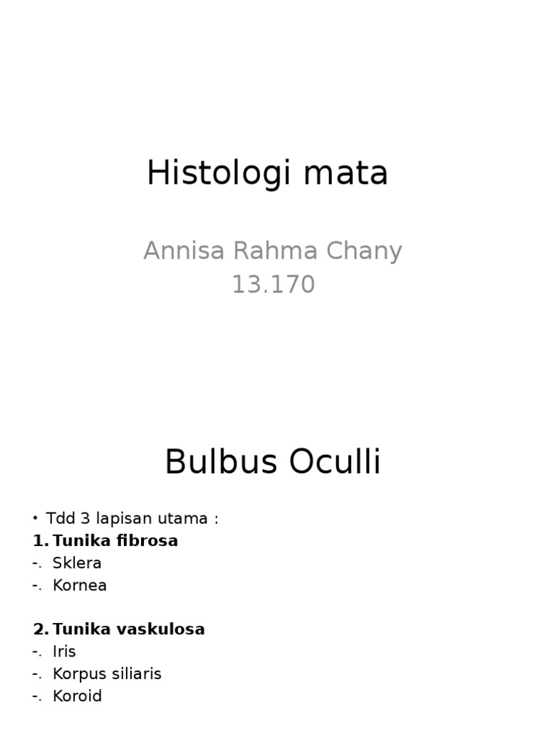 Histologi Mata 9 Pdf Free Pdf 