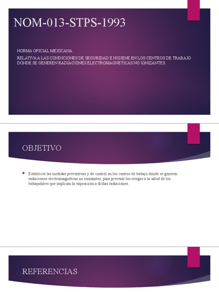 Nom 013 STPS 1993 | PDF