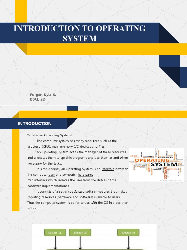 1.7. Introduction To Operating System | PDF | Operating System | Booting