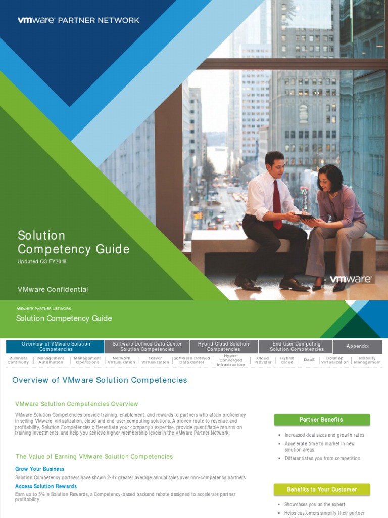 Vmware Solution Competency Guide | PDF | Desktop Virtualization | Cloud Computing