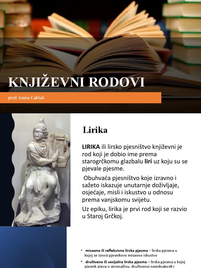 Književni Rodovi | PDF