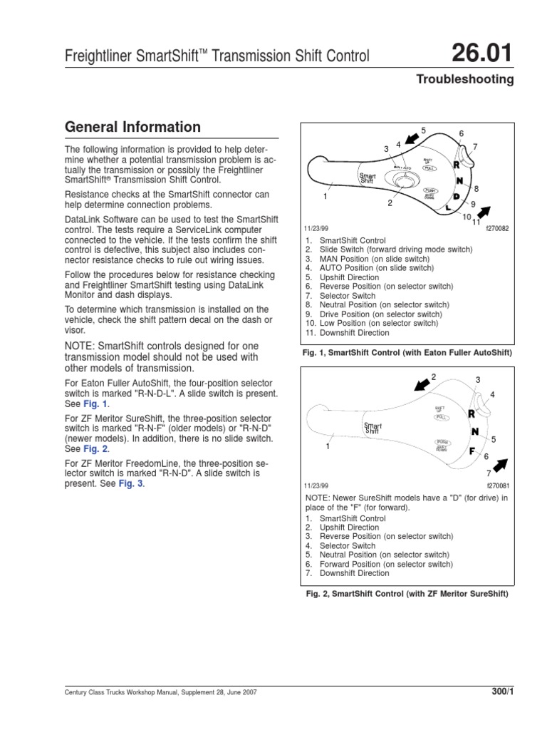 Ferightliner Smart Shift | PDF | Manual Transmission | Automatic ...
