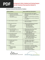 Sample Treatment Plan With Goals For Anxiety and Depression | PDF ...