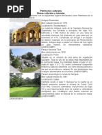 10 Patrimonios Culturales de Guatemala | PDF | Guatemala | Civilización maya