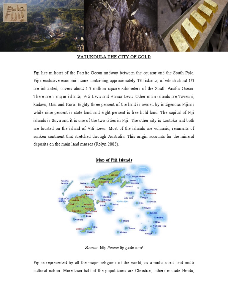 Tavua The City of Gold | PDF | Fiji | Trees