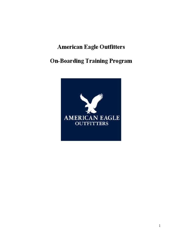 American Eagle Sample Training Program | PDF | Employment | Brand