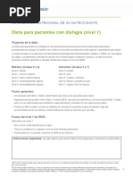 Dysphagia Diet IDDSI Level 4 Food List Spanish | PDF | Cereales | Panes