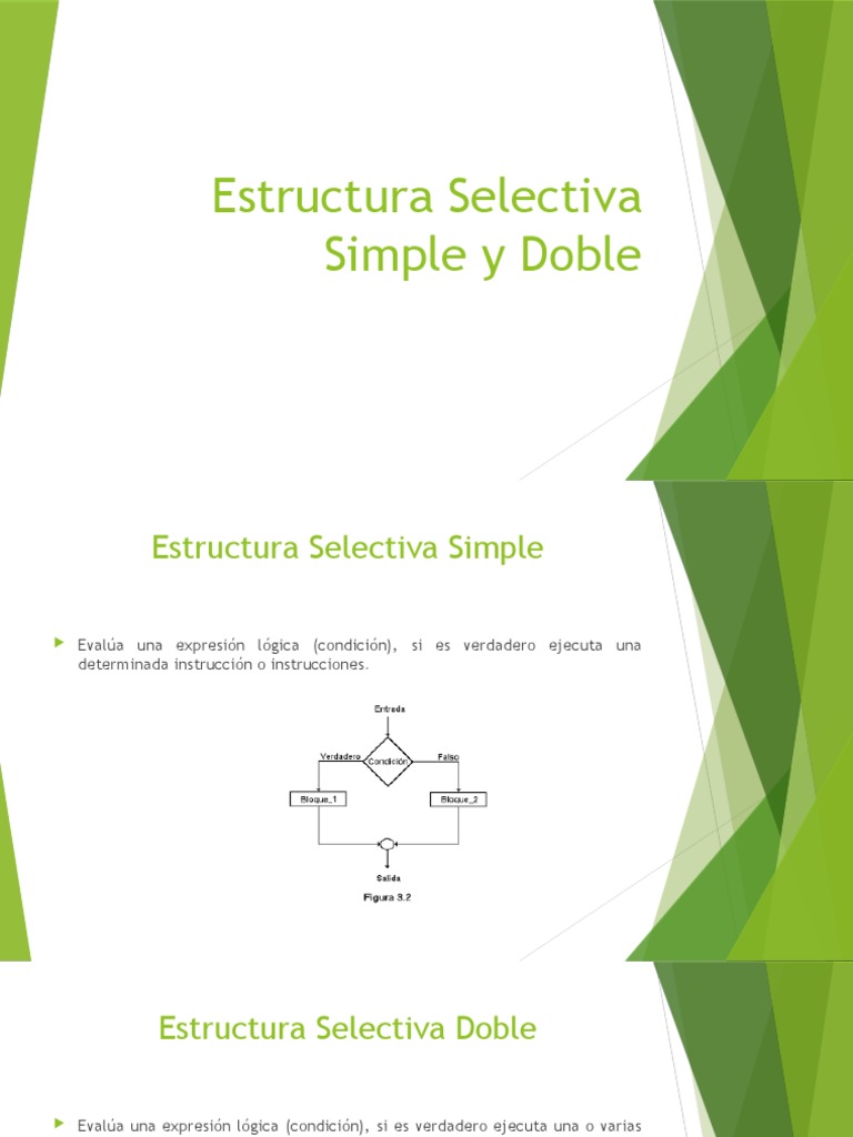 Estructura Selectiva Simple Y Doble Pdf 1296