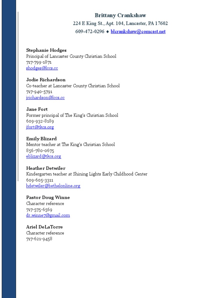 Reference Sheet | PDF