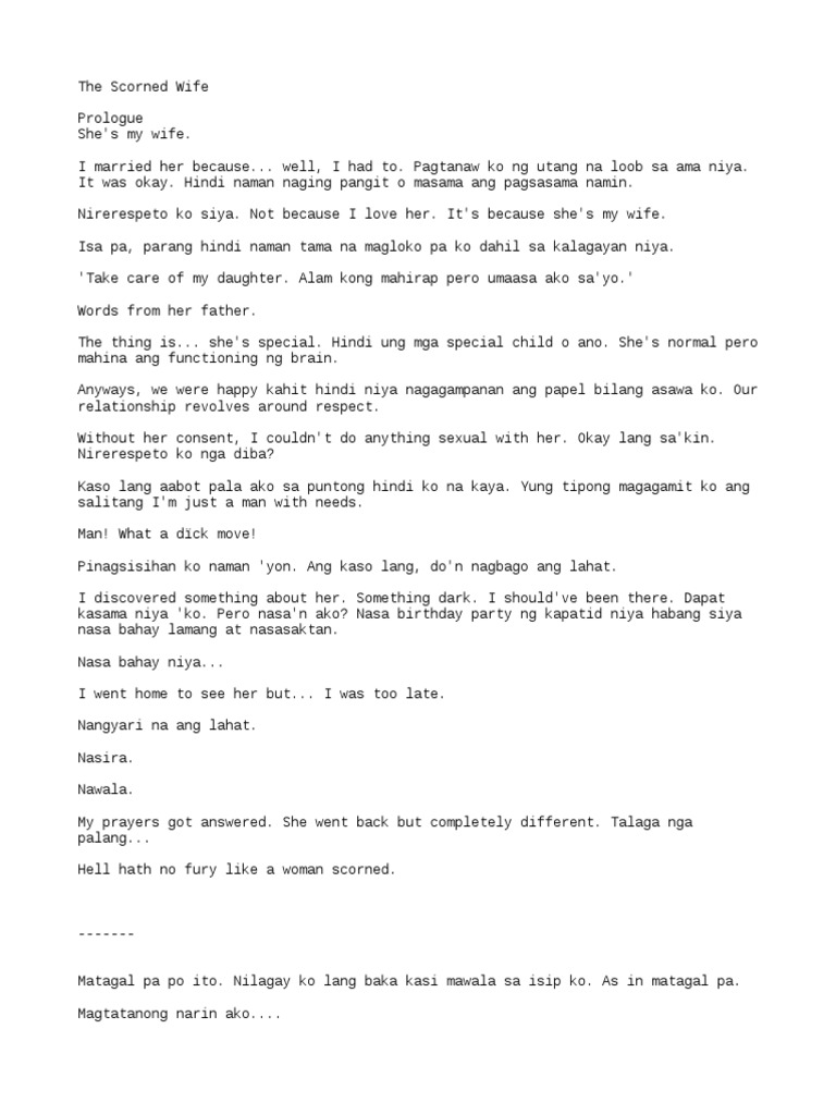 The Scorned Wife | PDF