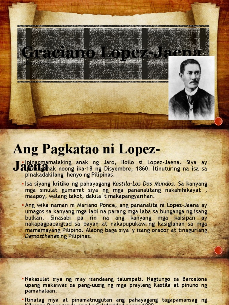 4-Graciano Lopez-Jaena | PDF