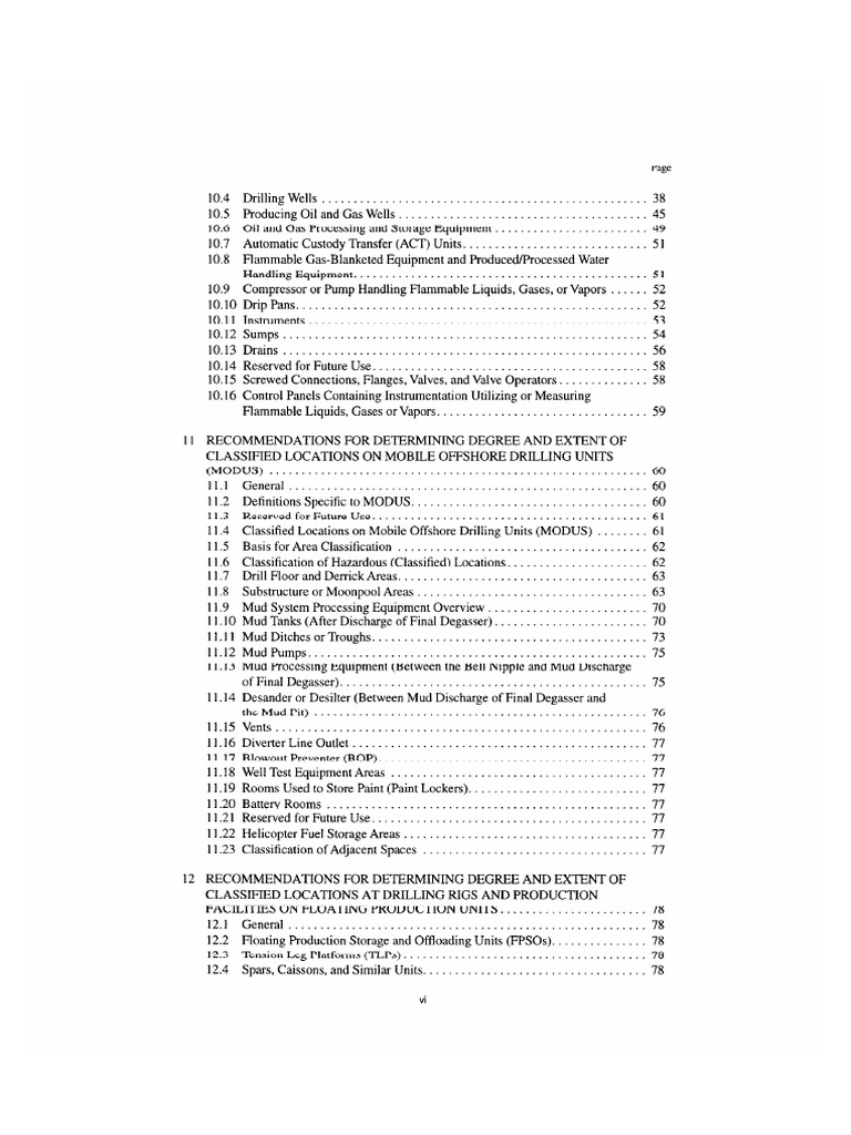 API RP 500 Electrical Classifications 1997 | PDF