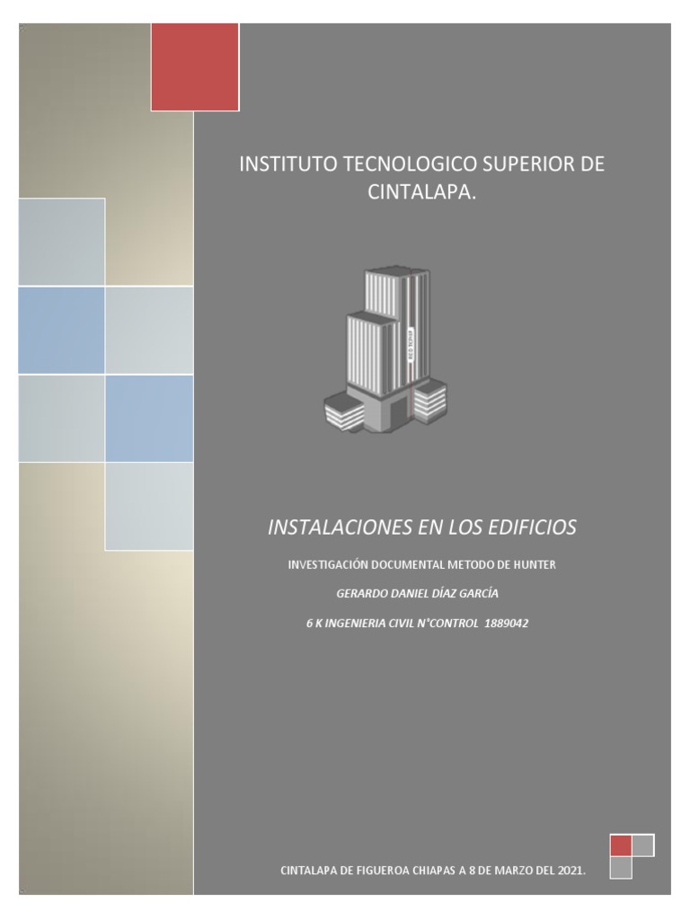 Método de Hunter en Instalaciones Sanitarias | PDF | Descarga ...