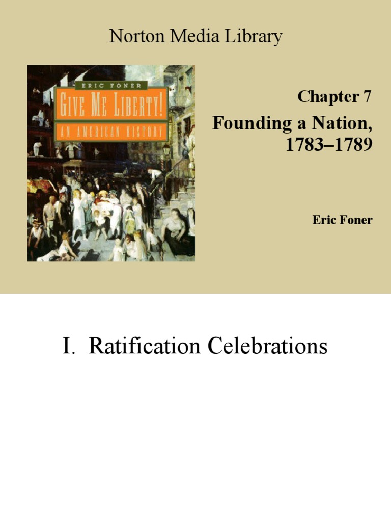 Norton Media Library: Founding A Nation, 1783-1789 | PDF | United ...