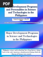 Lesson 6 The Philippine Government Science and Technology Agenda | PDF
