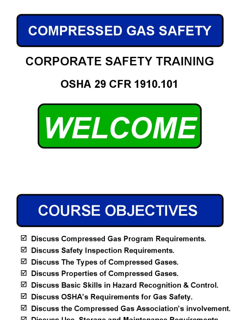 Compressed Gas 1 | PDF | Occupational Safety And Health | Gases