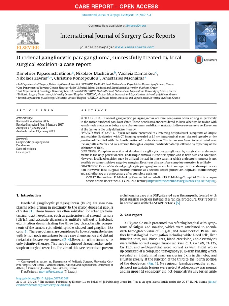 International Journal of Surgery Case Reports | PDF | Metastasis | Surgery