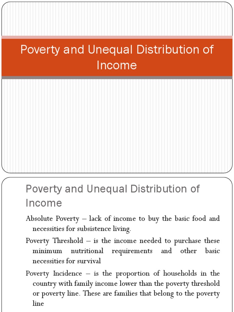 Understanding Poverty and Income Inequality | PDF | Gini Coefficient ...