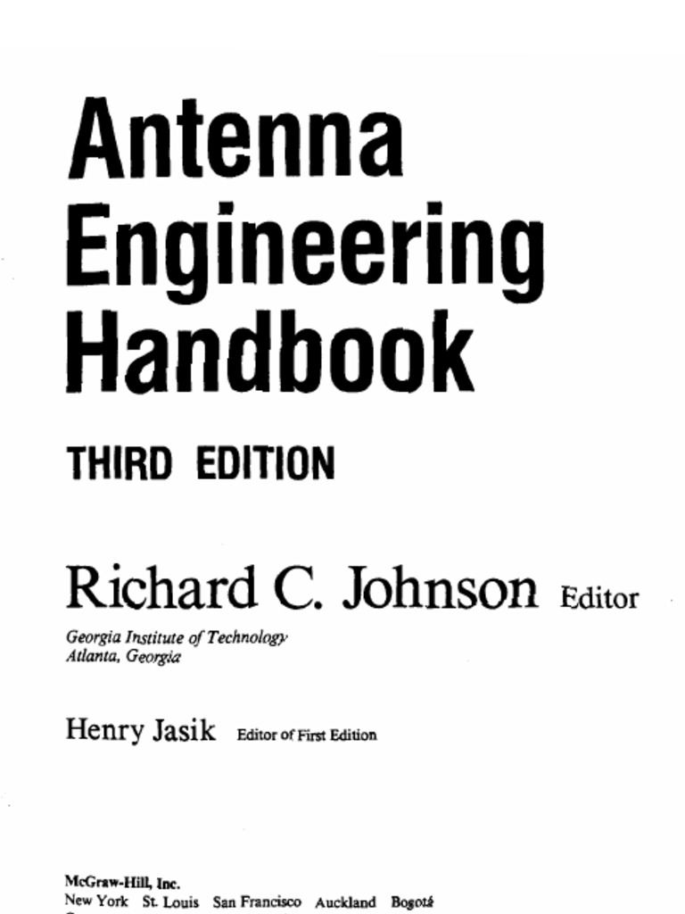 Antenna Engineering Handbook - 3ed - Johnson - en Ingles | PDF