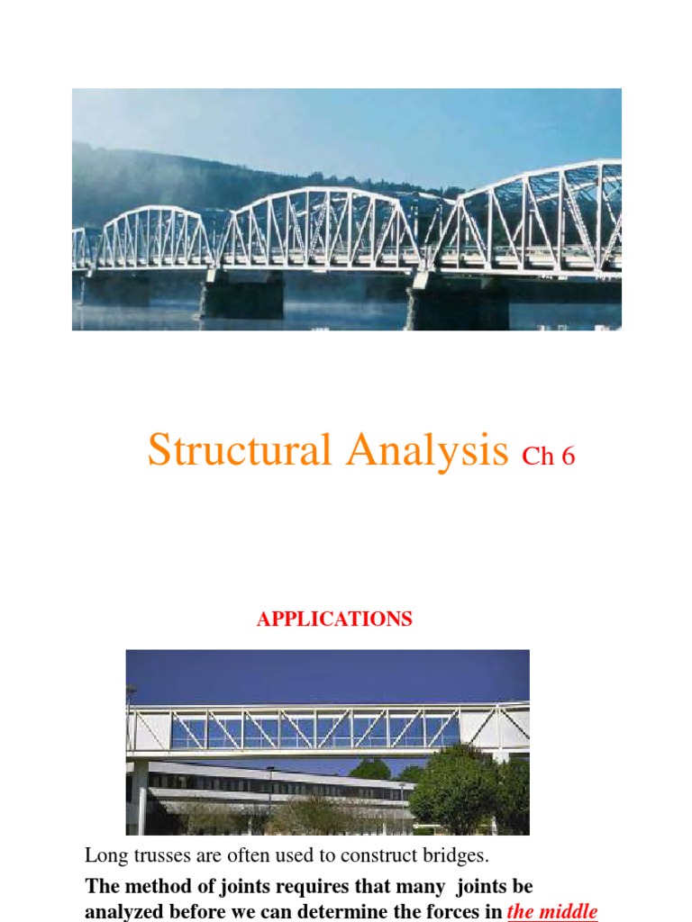 Structures Method of Section | PDF | Truss | Stress (Mechanics)