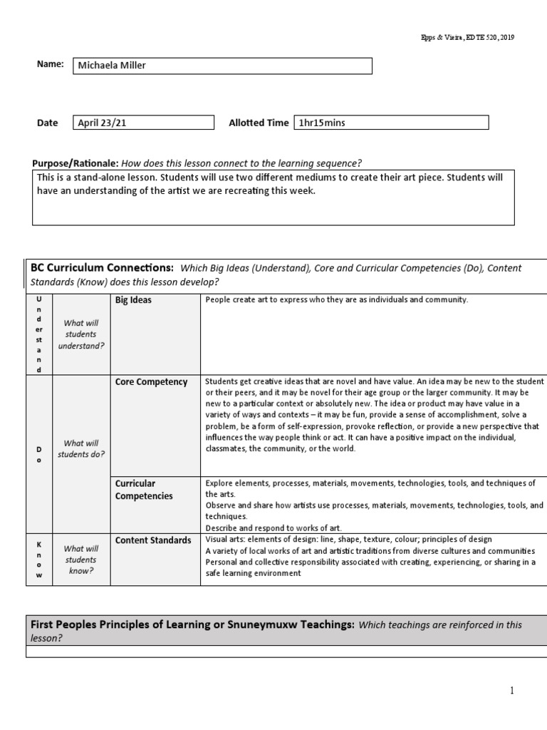 Michaela Ecarr | Download Free PDF | Curriculum | Behavior Modification