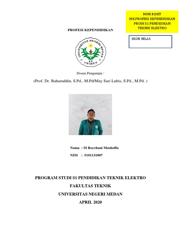 Mini Riset Profesi Kependidikan Roy | PDF