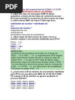 Examen Cisco Ccna2 | PDF | Yo Pv6 | Enrutador (Computación)