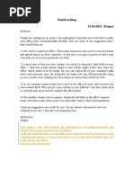 Materials Handover Letter Template | PDF | Equipment | Tools
