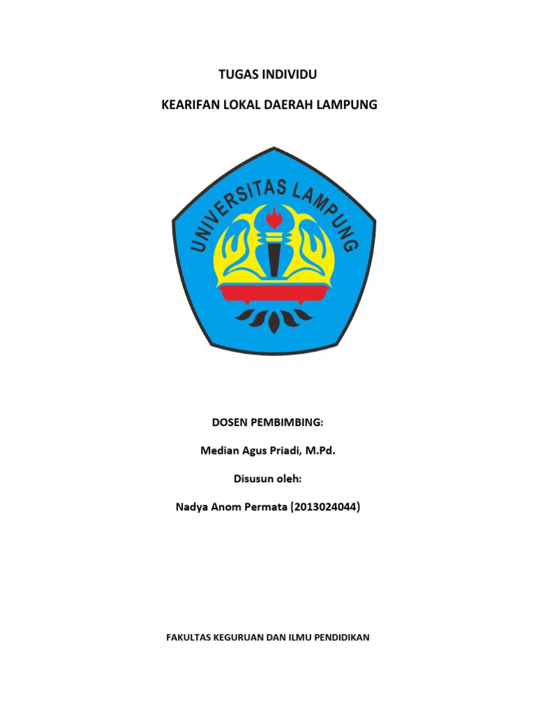 Kearifan Lokal Lampung | PDF | Kesehatan Holistik | Agama & Spiritualitas