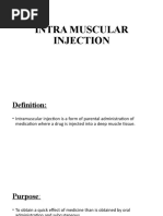 Intramuscular Injections | PDF | Injection (Medicine) | Musculoskeletal ...