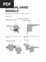 ICAO Marshalling Guide Lines | PDF | Hand | Aircraft