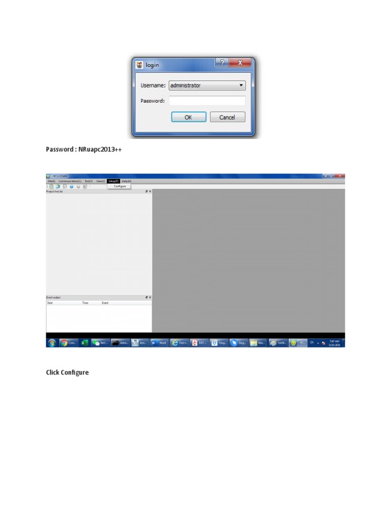 PCS-Comm Quick Manual | PDF