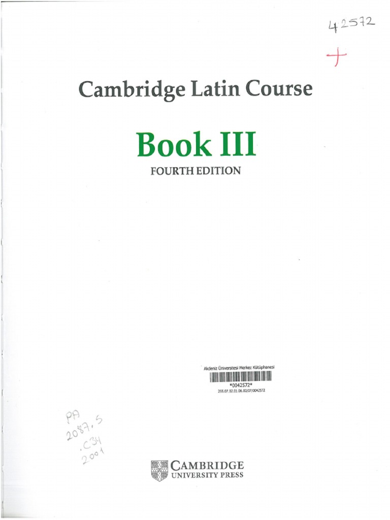 Cambridge Latin Course, Book III | PDF