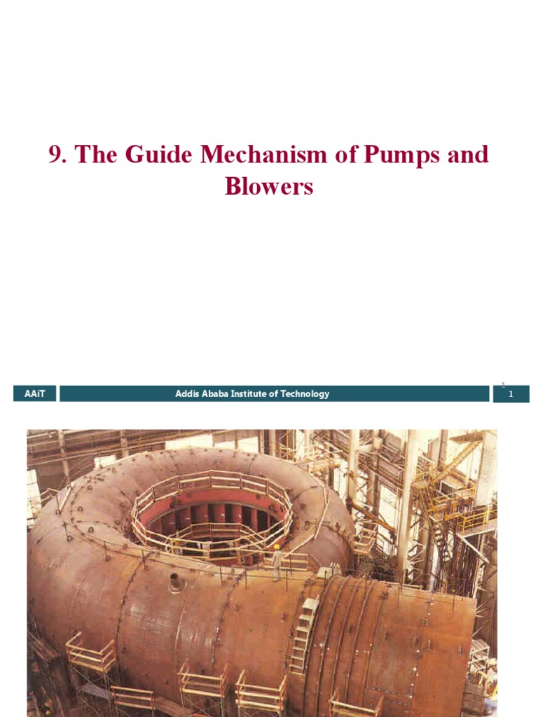 Pump and Blower Guide Mechanisms | PDF | Pump | Turbine
