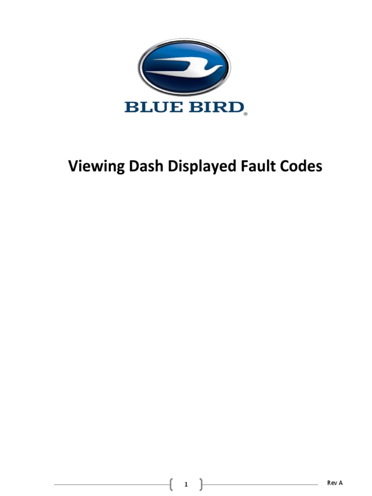Viewing Dash Displayed Fault Code Instructions-1 | PDF | Car | Wheeled ...