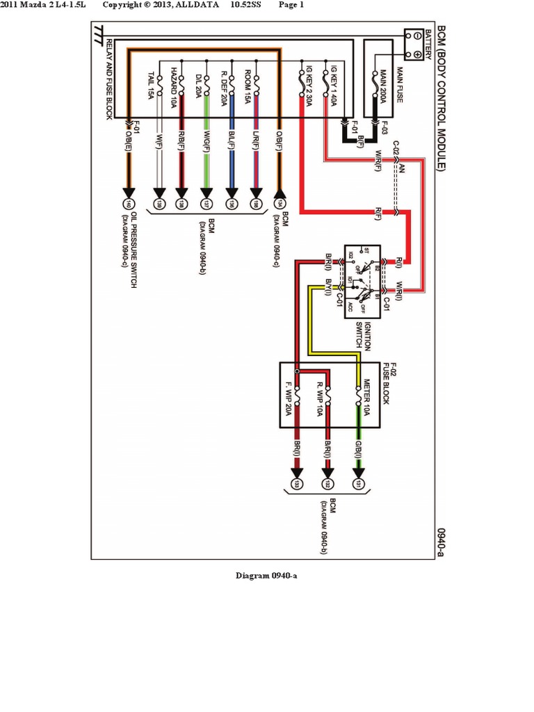 Mazda 2 2011 BCM | PDF