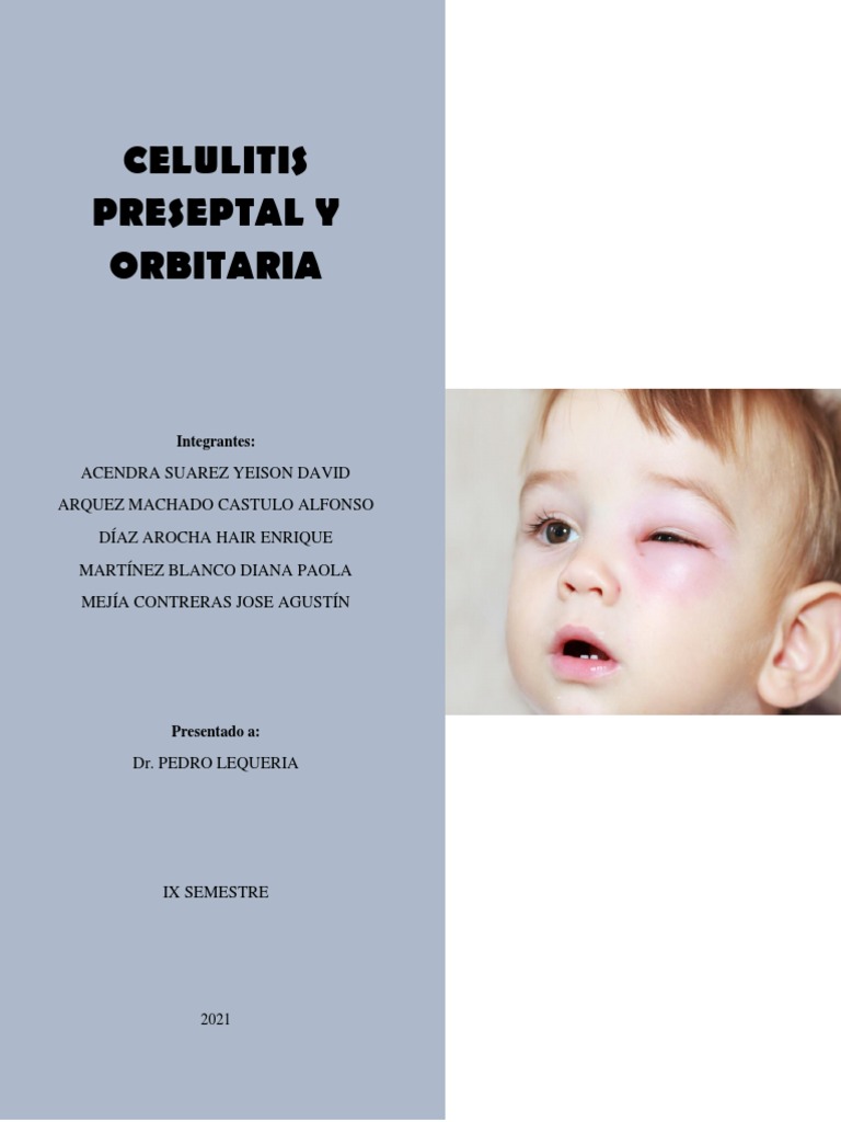 MONOGRAFIA Celulitis Preseptal y Orbitaria | PDF | Microbiología ...