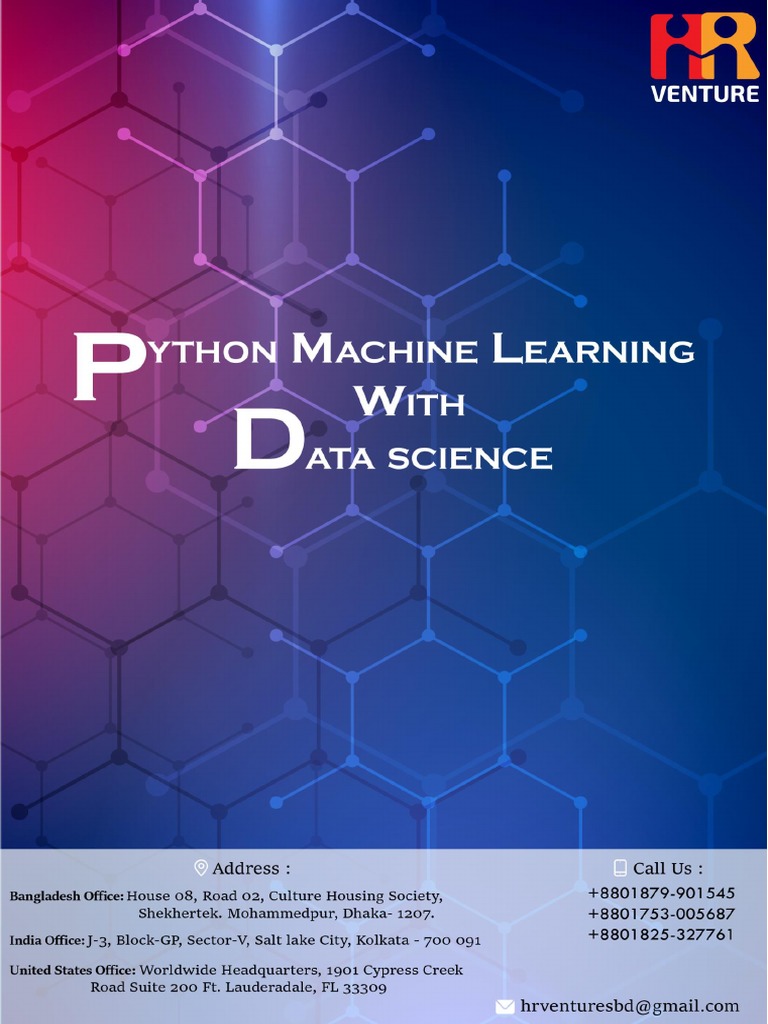 Machine Learning and Data Science With Python | PDF