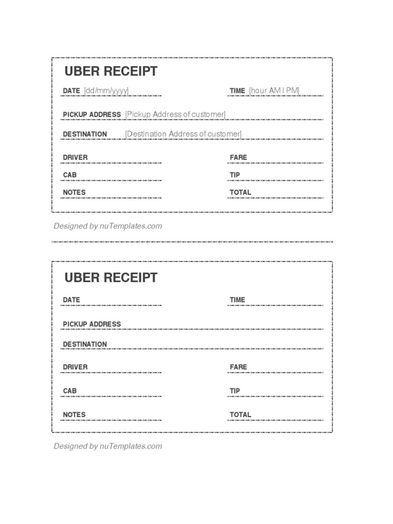 Uber Receipt Template 2024 | PDF | Business | Home & Garden