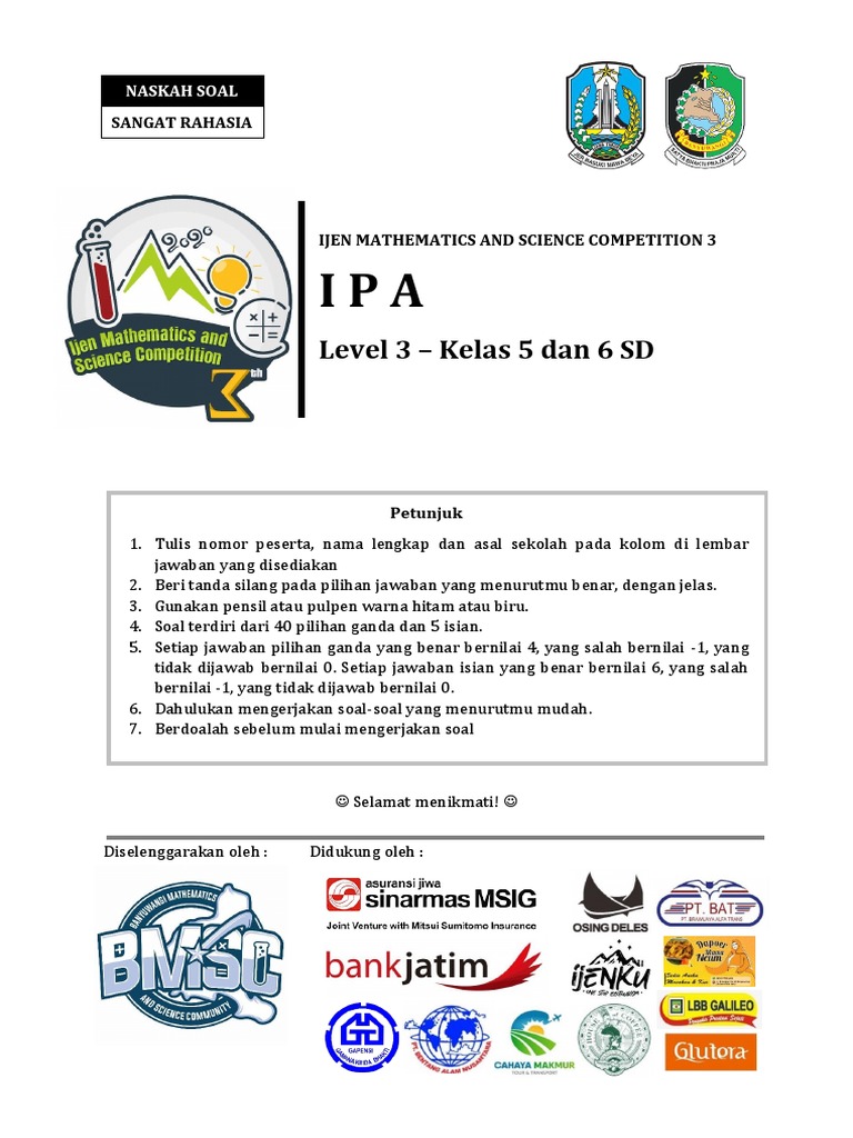 IMSC 3 IPA Level 3 | PDF