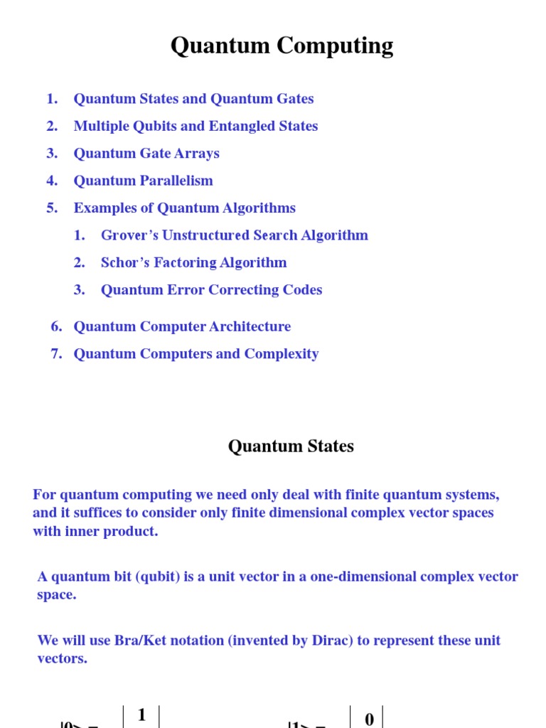 Quantum Computing | PDF | Quantum Computing | Factorization