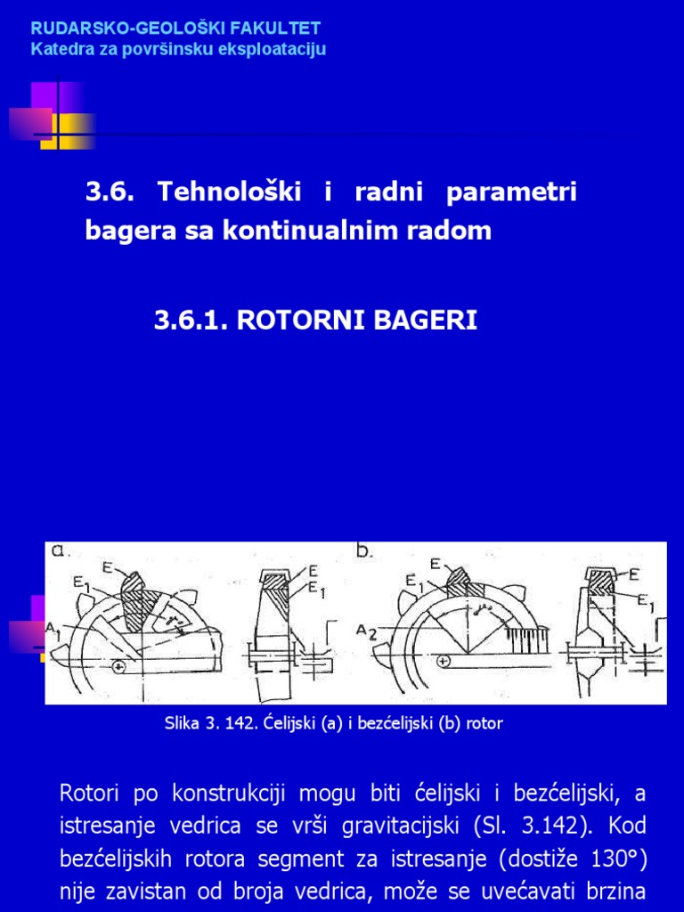 TPE-Rotorni Bageri I Deo | PDF
