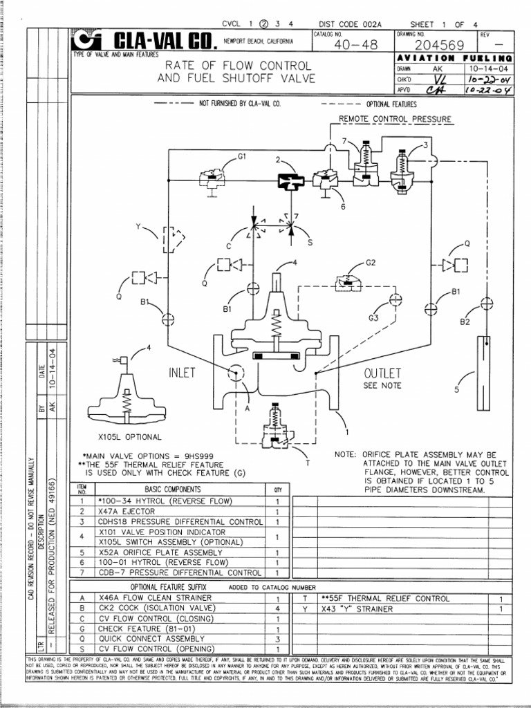 CV - Datasheet - Discharge Valve - 40-48 | PDF