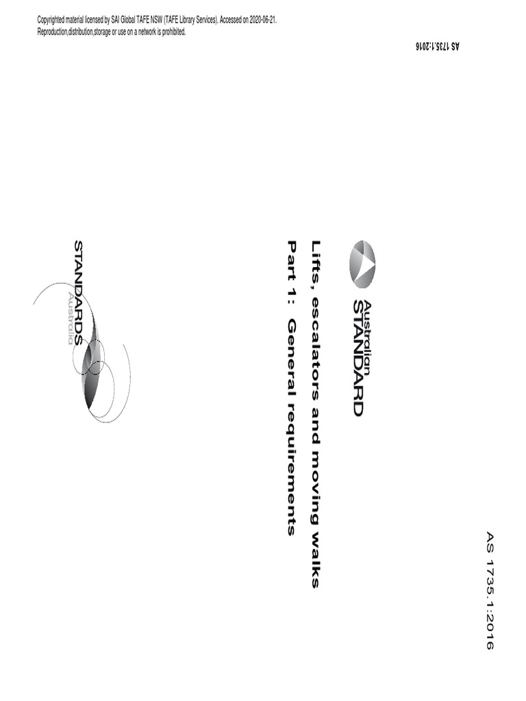 As Lifts 1735 | PDF | Elevator | Safety