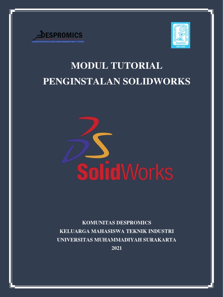 Modul Tutorial Penginstallan Solidworks | PDF