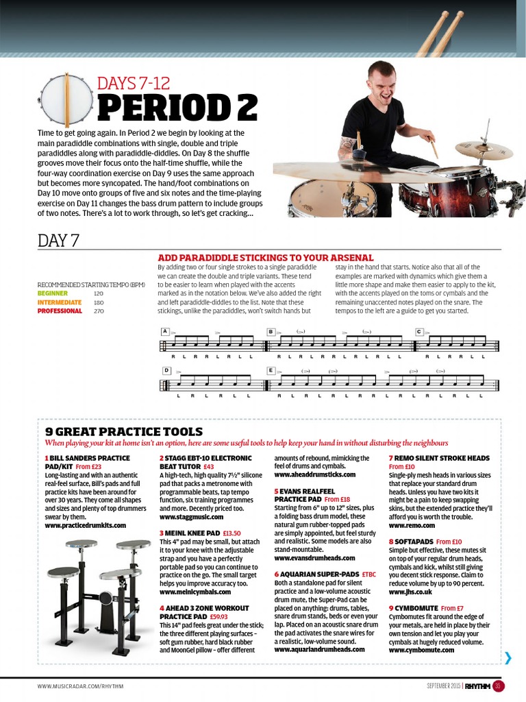 Expanding Your Paradiddle Repertoire: Single, Double, and Triple ...