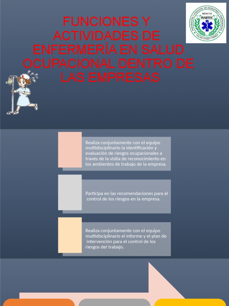 Diapositivas Capacintacion de Salud Ocupacional-Inabtec | PDF ...
