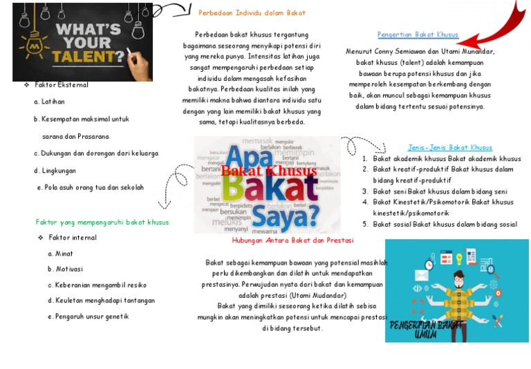 Mind Map Bakat Khusus | PDF