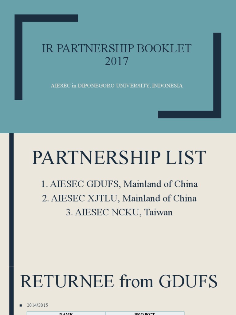 IR Partnership Booklet AP | PDF | International Law | Cultural ...