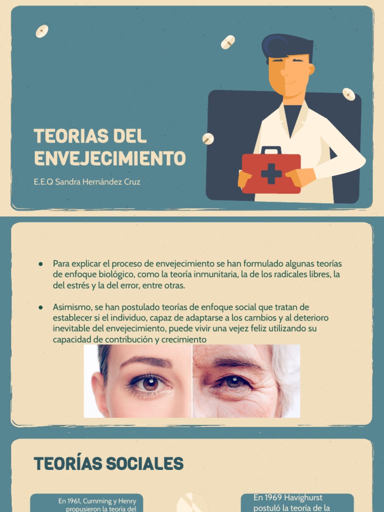 Teorias Del Envejecimiento | PDF | Envejecimiento | Vejez